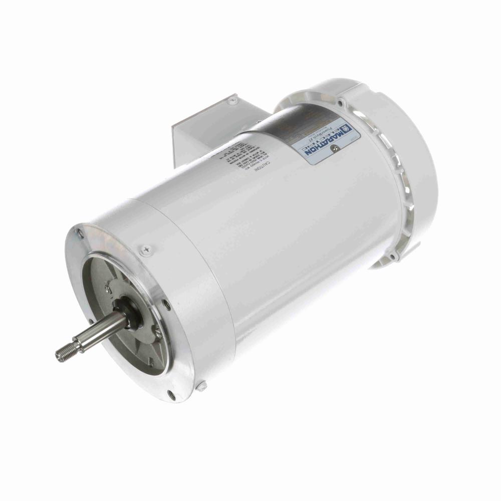 Marathon N238A White Epoxy Washdown Motor - cemotors