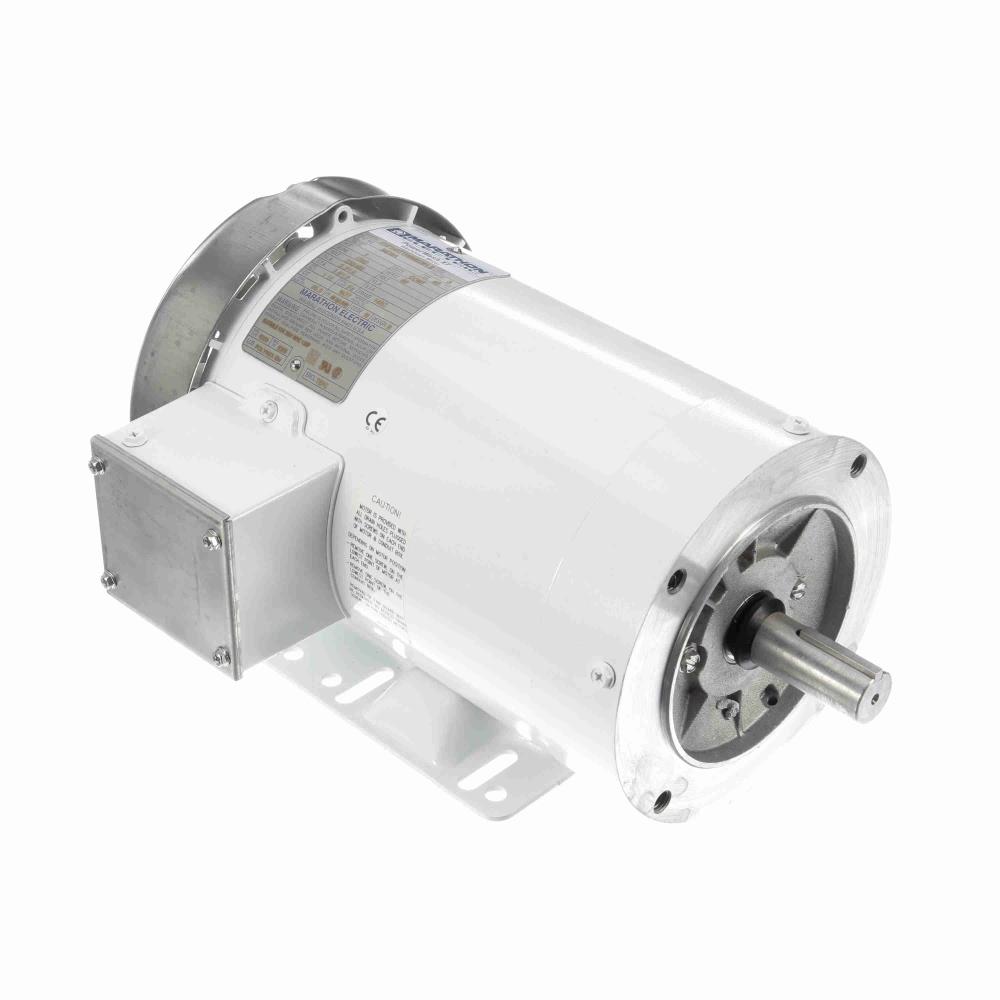 Marathon N626A White Epoxy Washdown Motor - cemotors