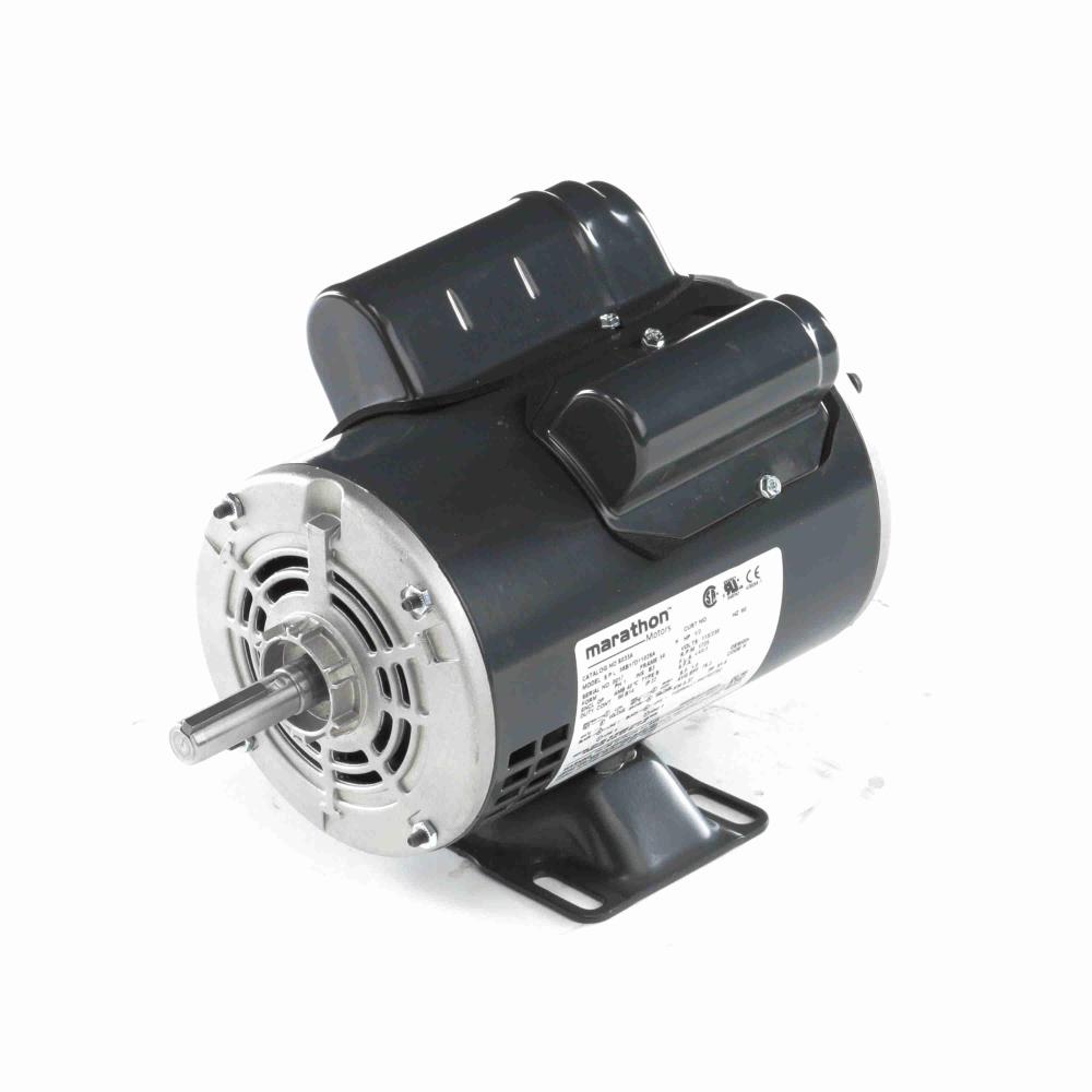 S033A Marathon 1800 RPM 56 Frame 115/230V Open Drip Marathon Electric ...