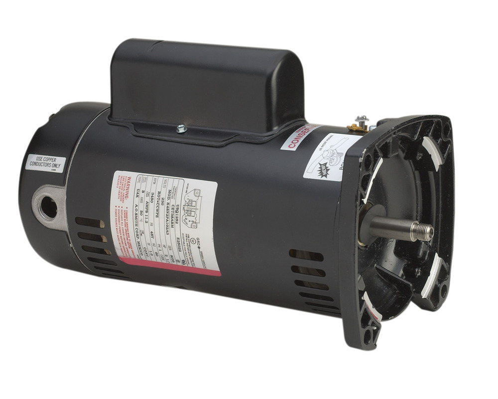 Single Phase Pool and Spa Motor RPM Range 2500-3700 Enclosure ODP ...