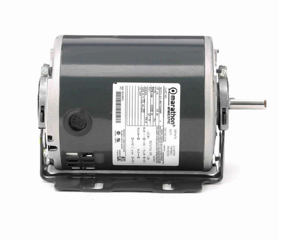 Marathon D143 Fan and Blower Motor - cemotors