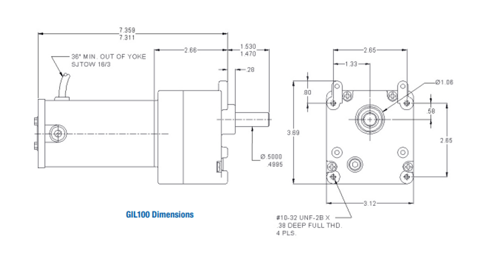 GH1005 Replacement Motor - cemotors