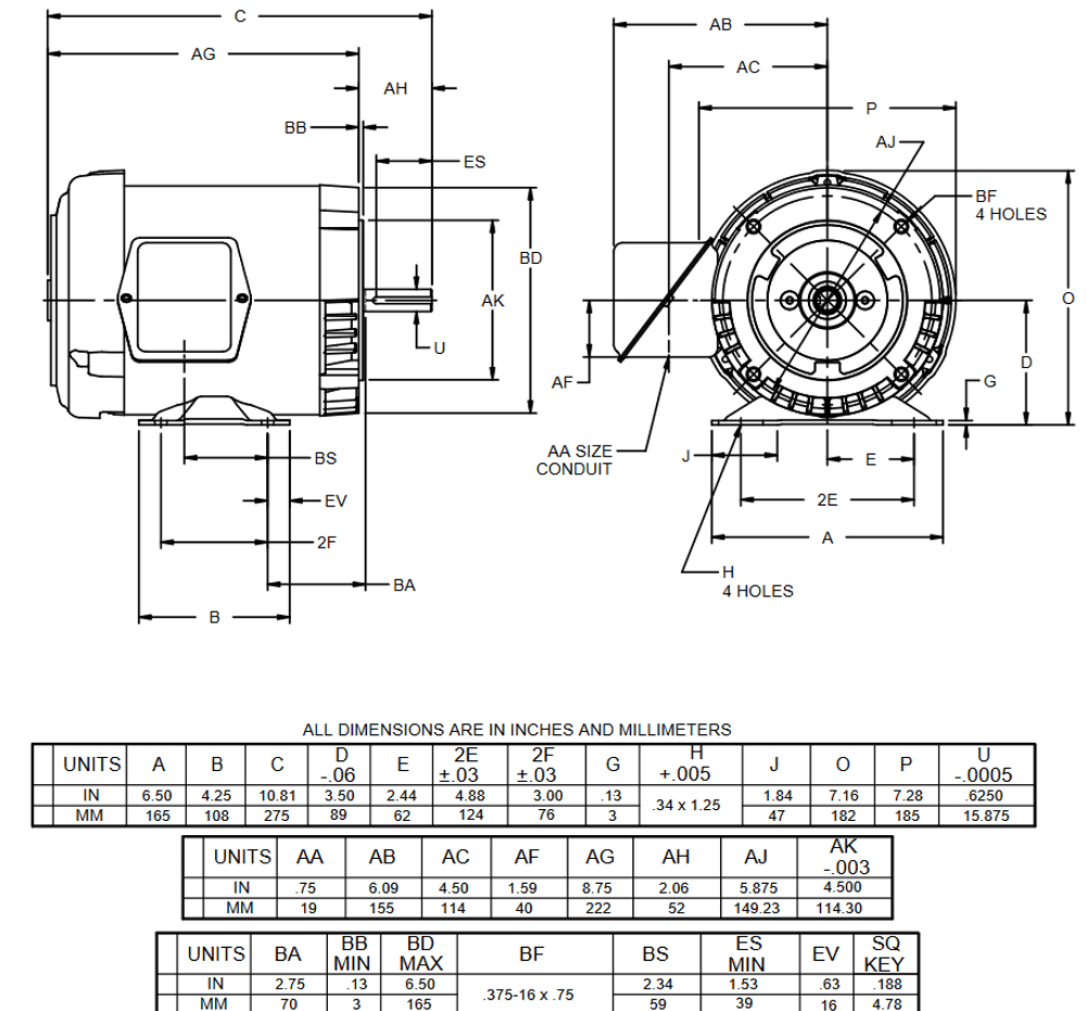 116340 Replacement Motor - cemotors