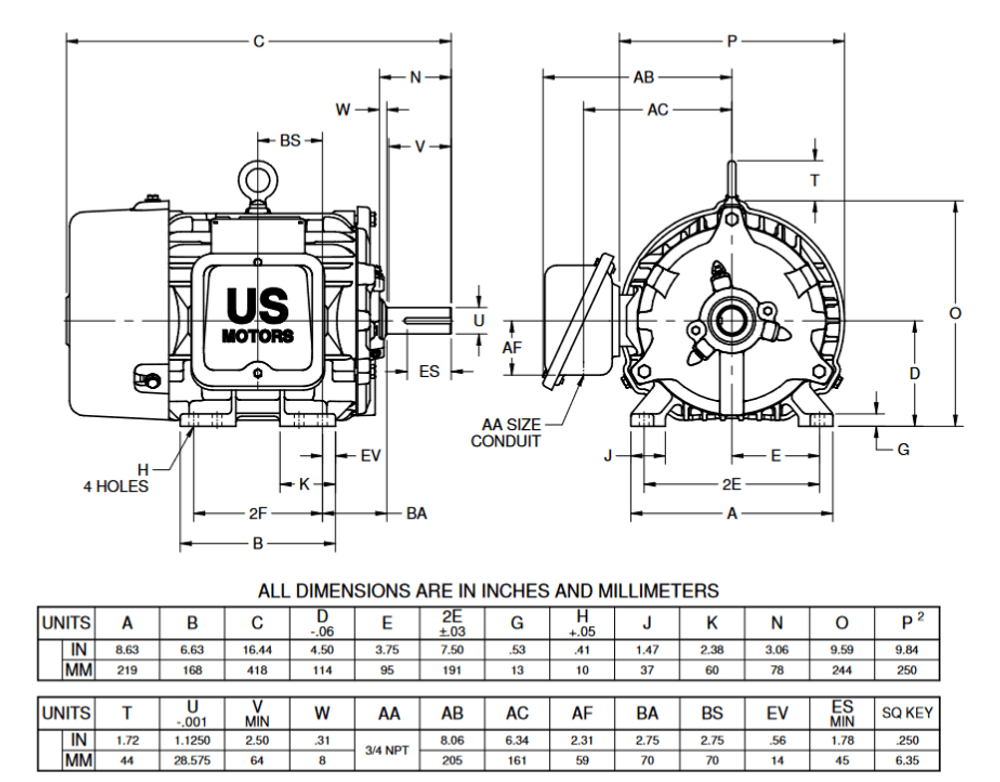 TSD61029 Replacement Motor - cemotors