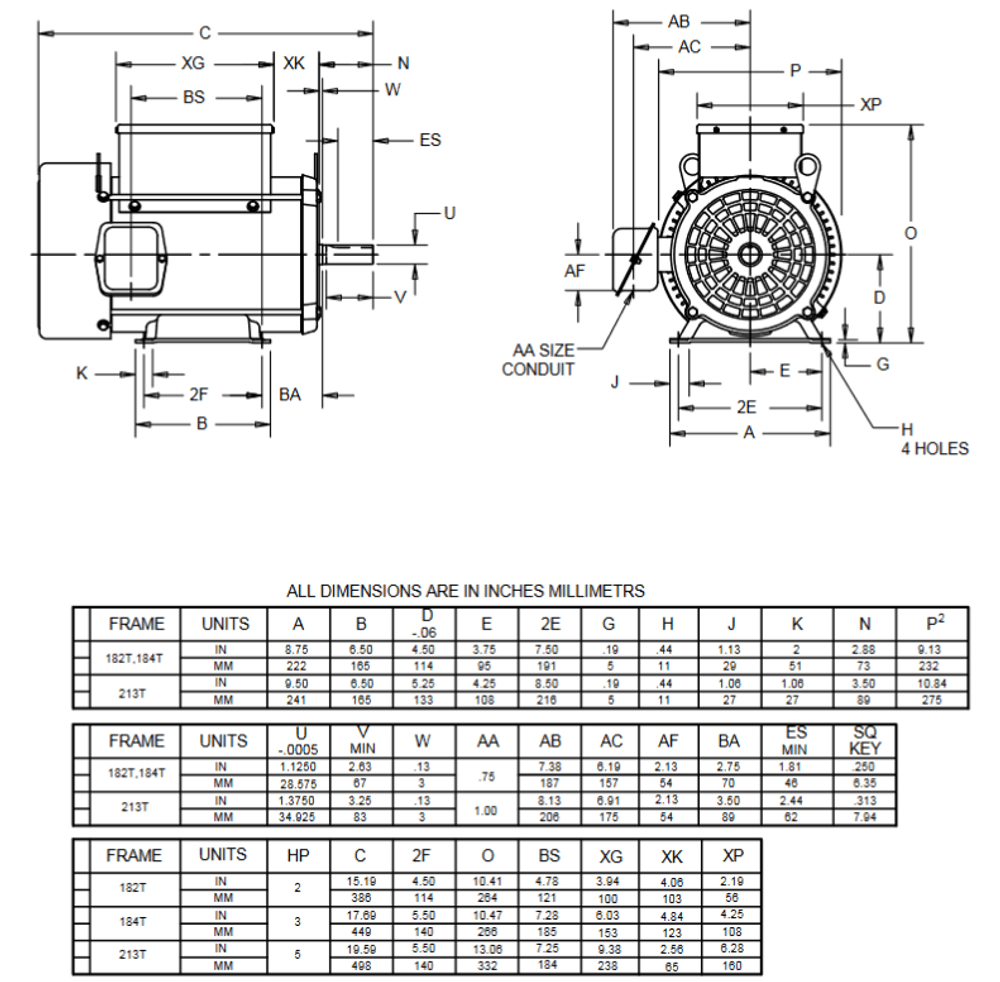 L3605 T Replacement Motor - cemotors